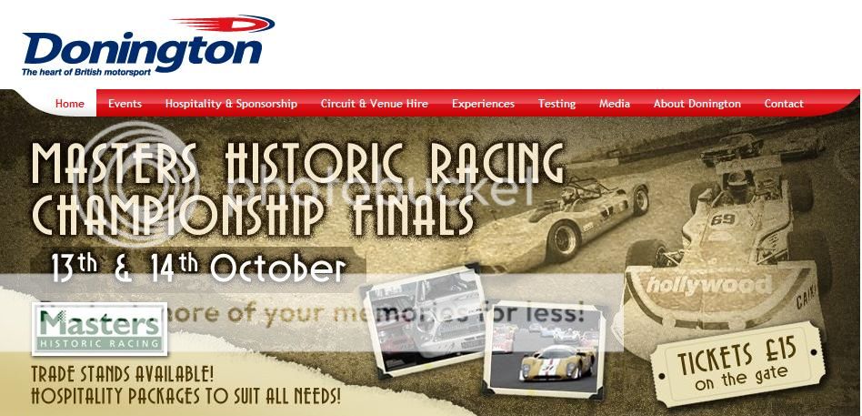 Masters Historic Racing Championship Finals Donington Park 14 October ...