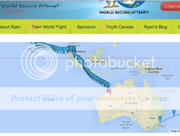 BeechTalk.com • BT - Ryan Campbell - Youngest pilot to fly solo around ...